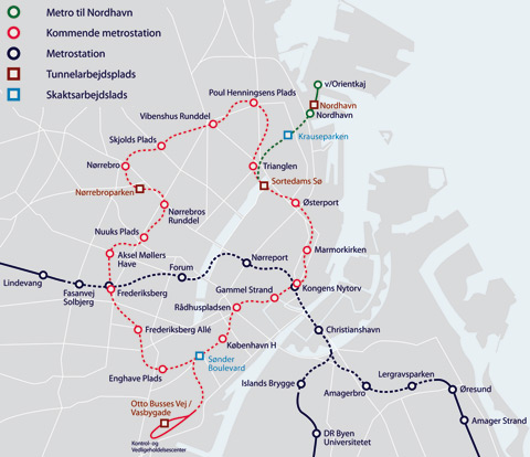 METRO VIL SÆTTE NORDHAVNEN PÅ SKINNER - By & Havn