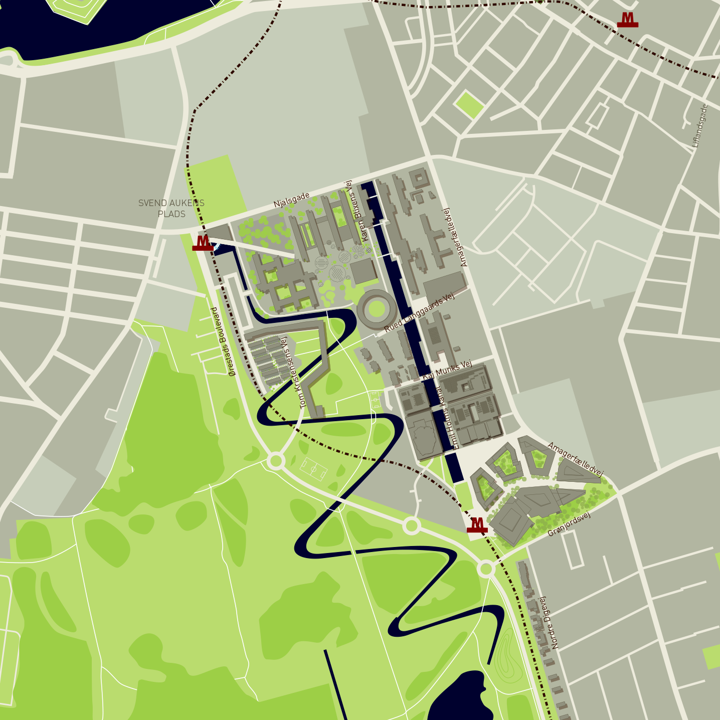 Ørestad Nord - interaktivt kort - By & Havn